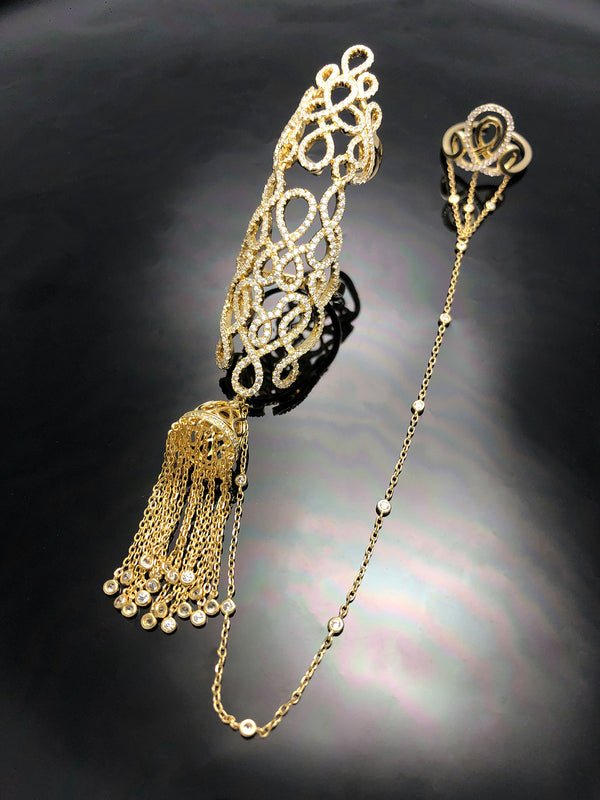 Tassel Armor 2 Ring – WOOING by Connie Woo